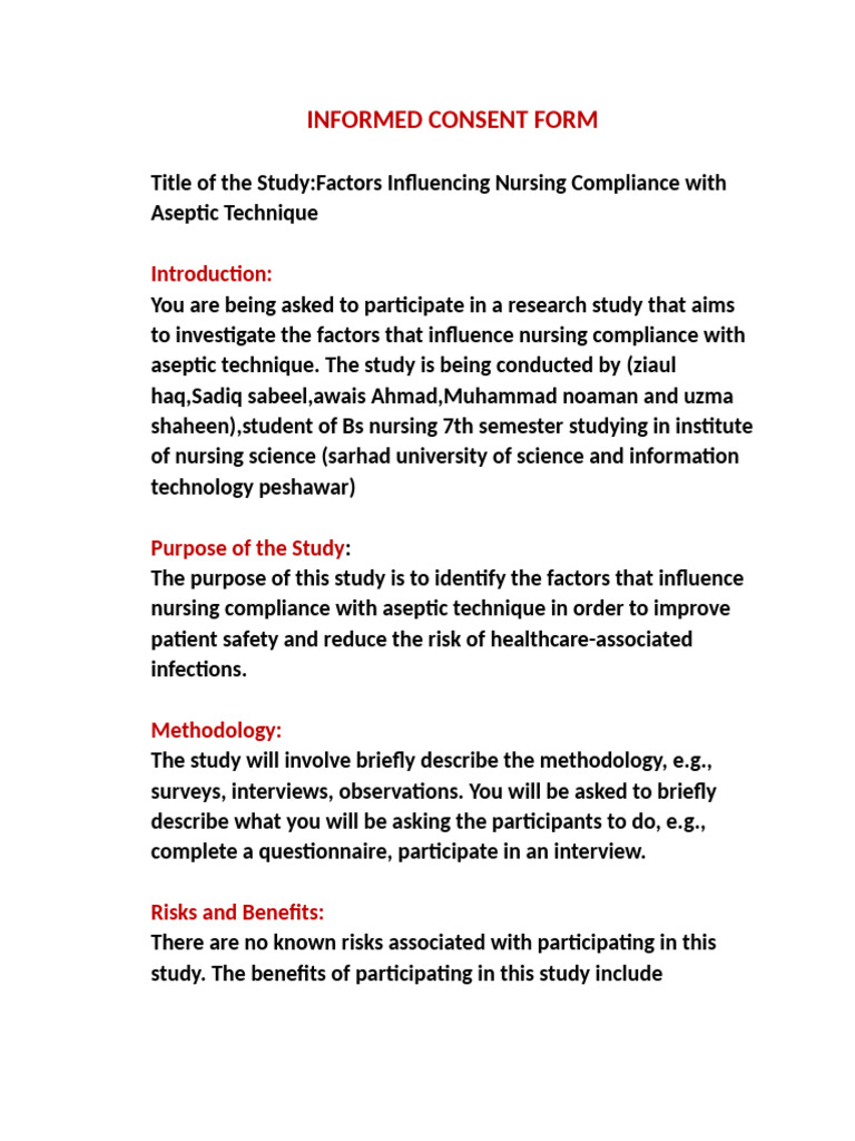 Zia Proposal W Roting Consent Form | PDF