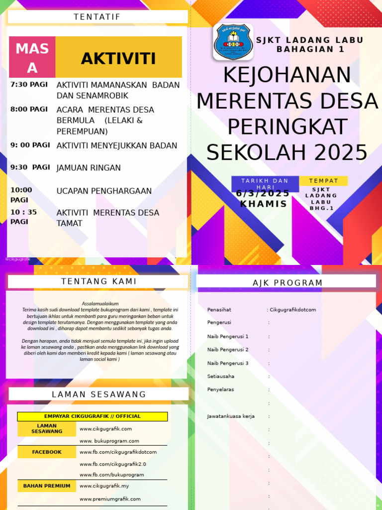 Buku Program Merentas Desa 2025 | PDF