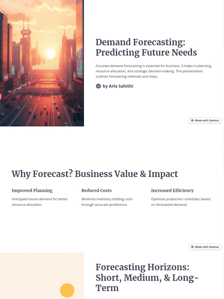 Demand Forecasting Predicting Future Needs | PDF | Forecasting | Analysis