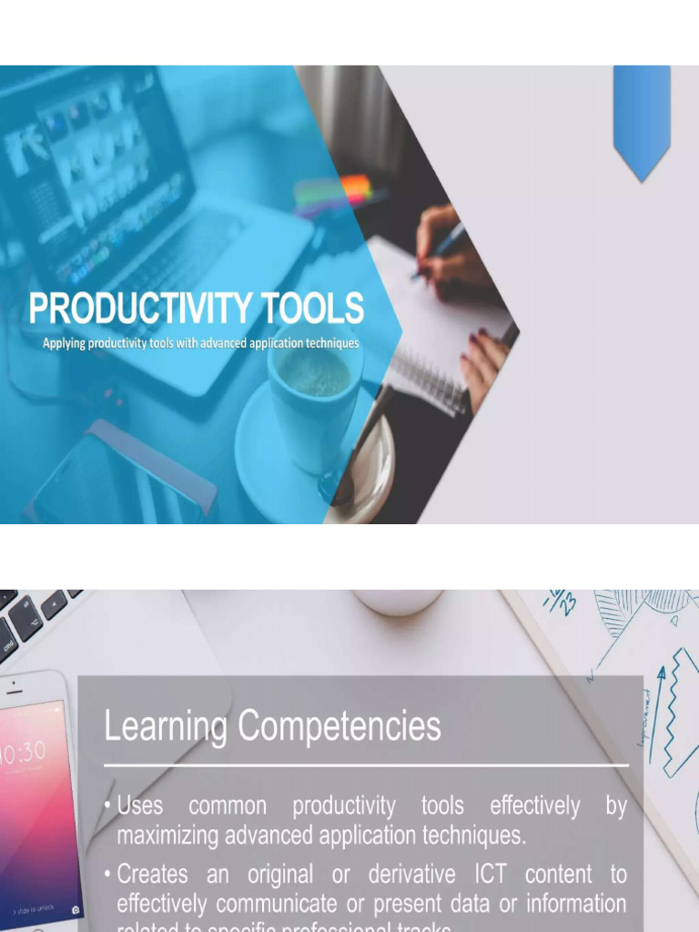 Productivity Tools 1 | PDF