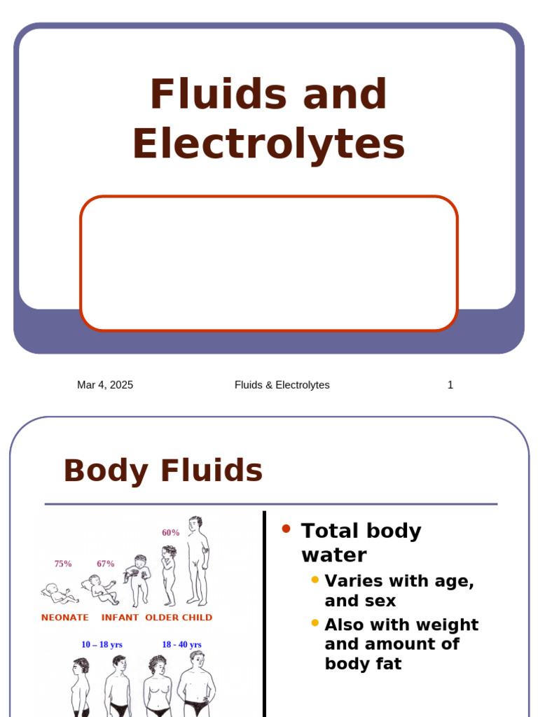 01. fluids & Electrolytes | PDF | Angiotensin | Physiology