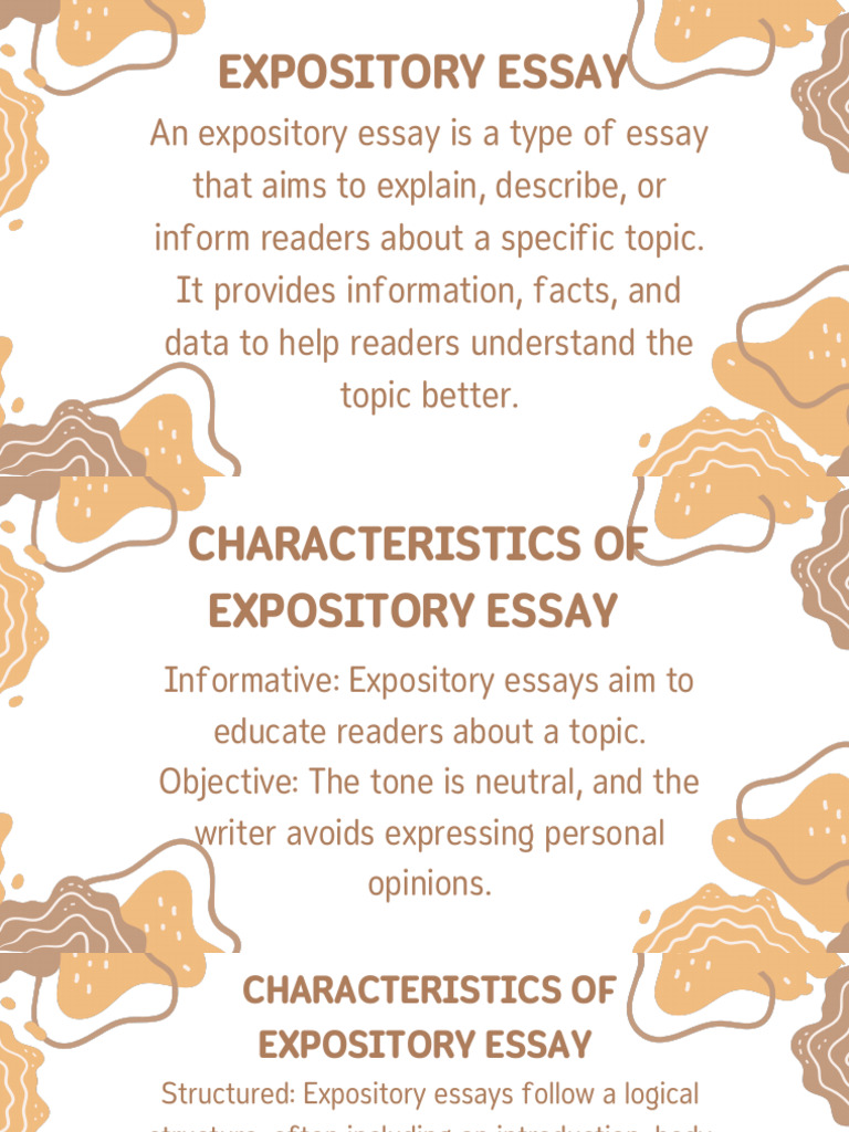 Understanding Expository Essays | PDF | Essays | Persuasion