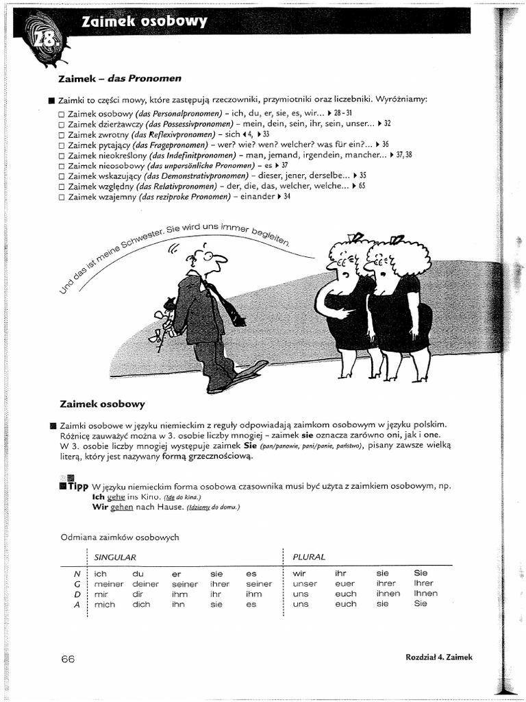 1a. Pronomen Nom.,Dat, Akk. AK S. 66-73 | PDF