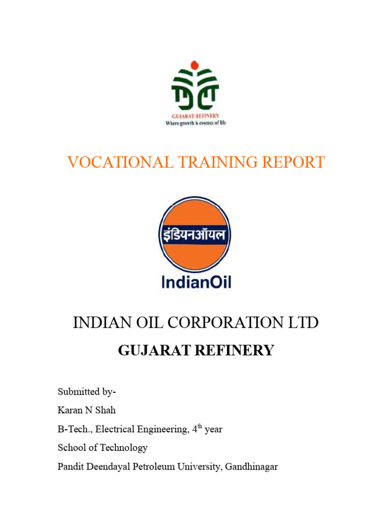 Toaz - Info Iocl Vadodara Training Report Electrical Engg PR | PDF ...