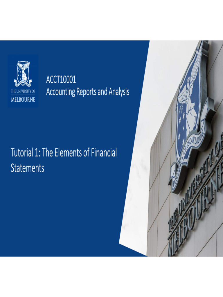 Tutorial 1 | PDF | Equity (Finance) | Income