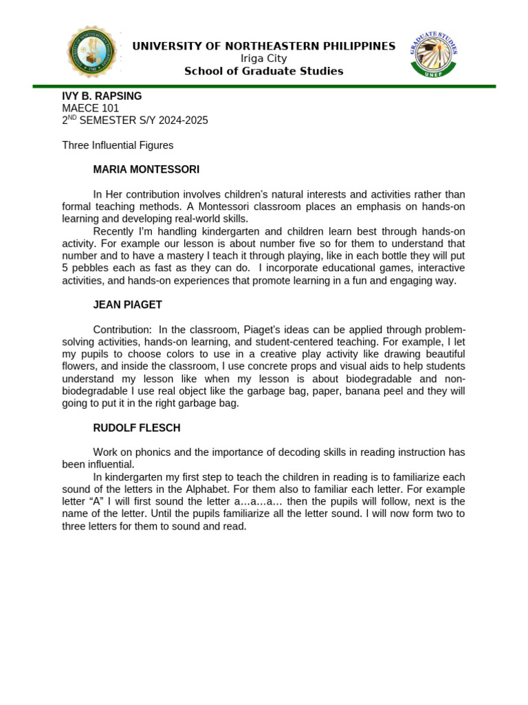 Activity 1 - Maece 101 2ND Sem. 2025 | PDF