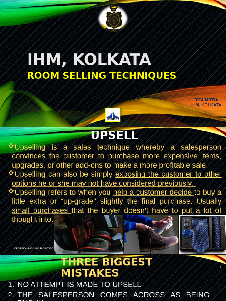 Chapeter-4 Room Selling Techniques | PDF | Sales