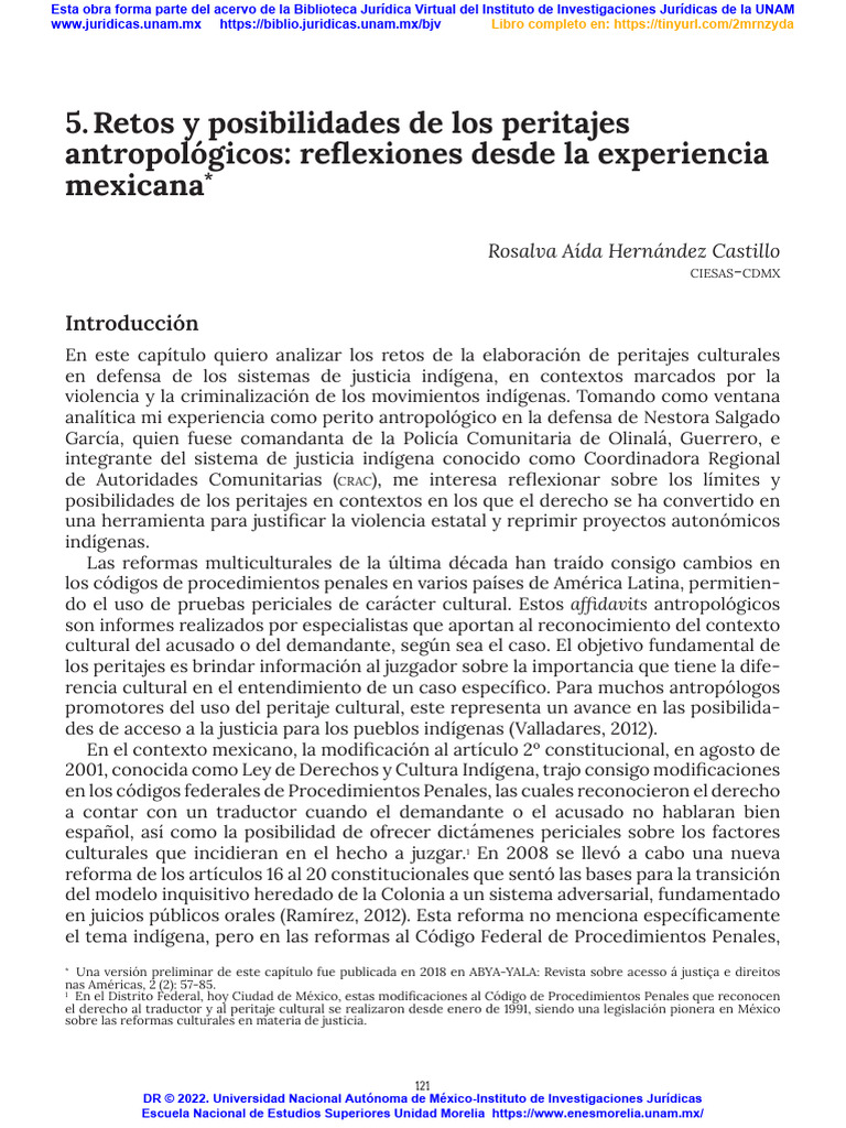 Retos y Posibilidades de Los Peri | PDF | México | Antropología