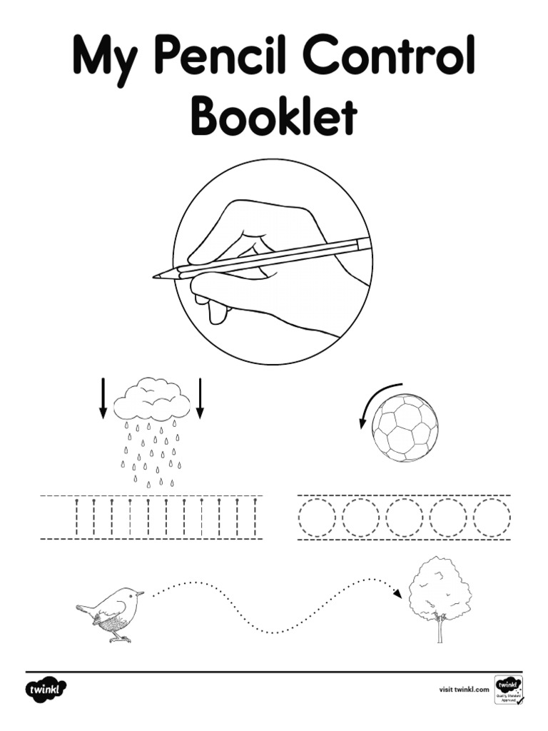 Pencil Control Activity Booklet | PDF