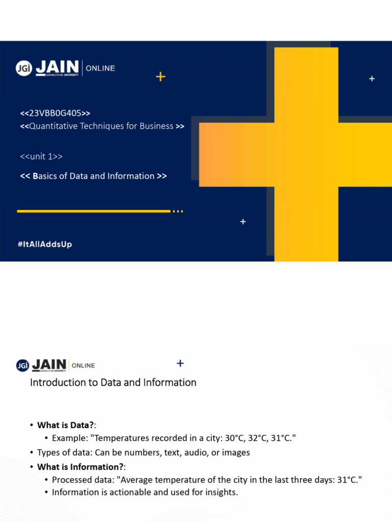 Unit_1_QTB | PDF | Data | Qualitative Research