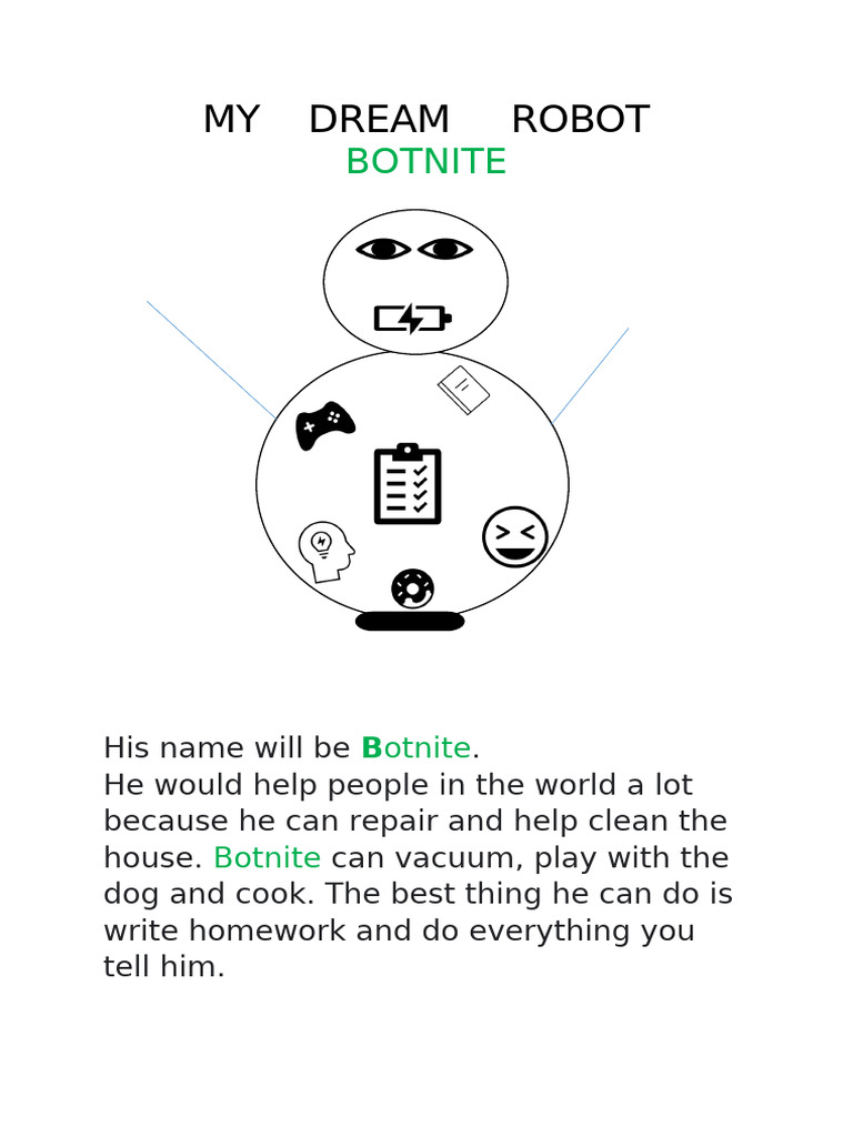 My Dream Robot | PDF