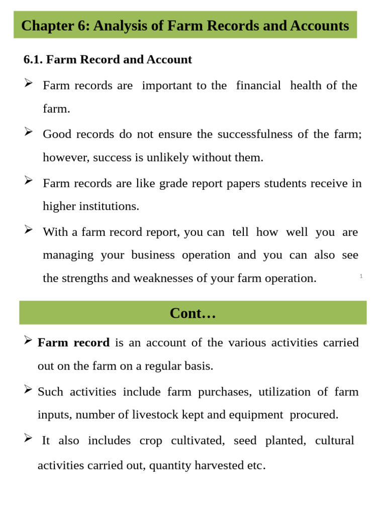 Chapter 6 and Chapter 7 Farm | PDF | Depreciation | Business Economics
