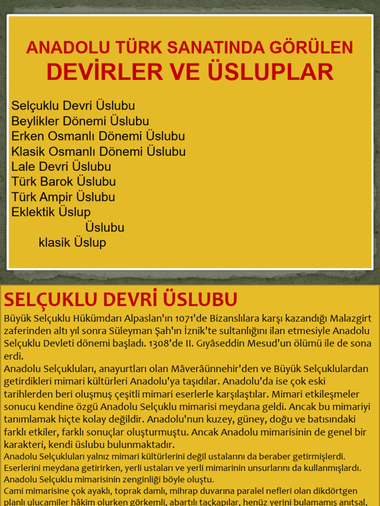 5 Devir Ve Üsluplar | PDF