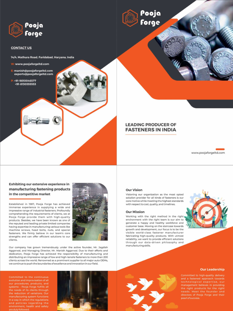 Pooja Forge Brochure - Compressed | PDF