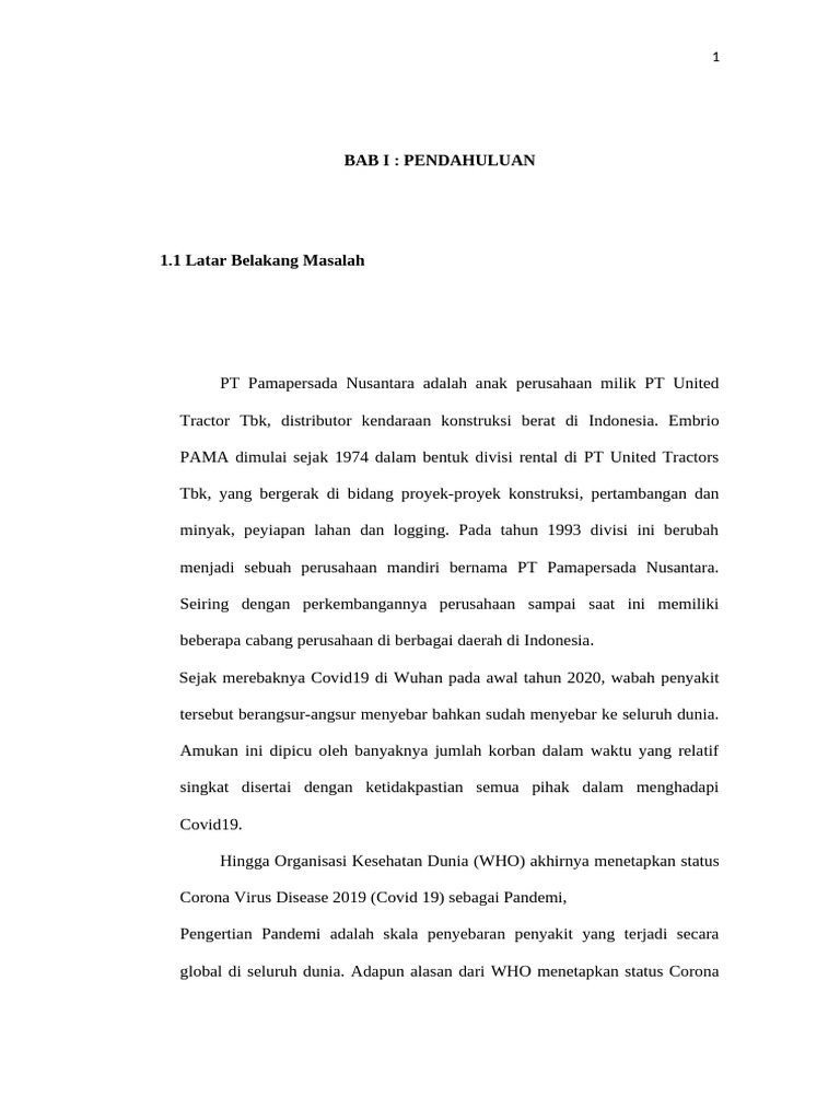 Proposal Skripsi Wfh Wfo | PDF