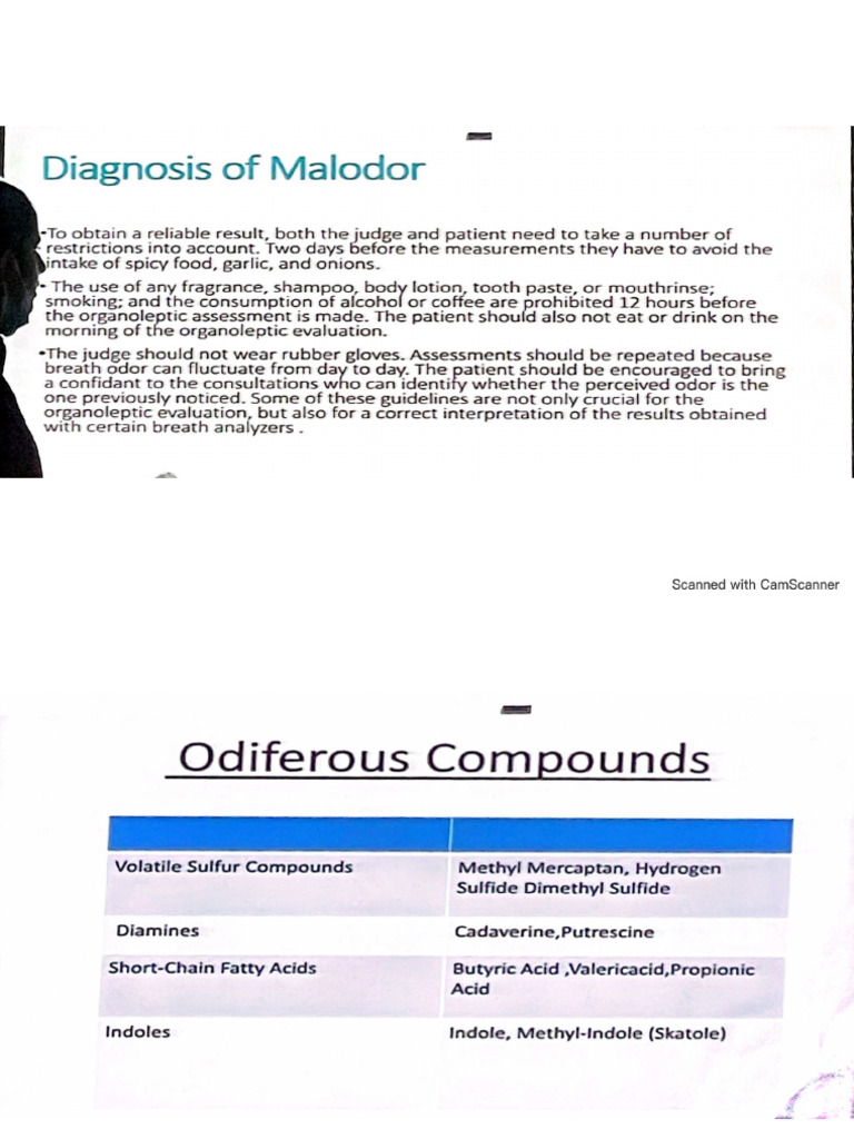 Oral Malodor (Perio) | PDF