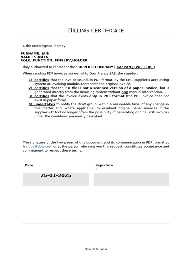 Dow Invoice Certification Process | PDF | Invoice