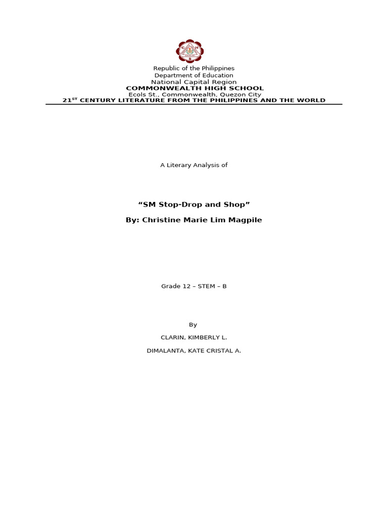 Title PAGE Format | PDF