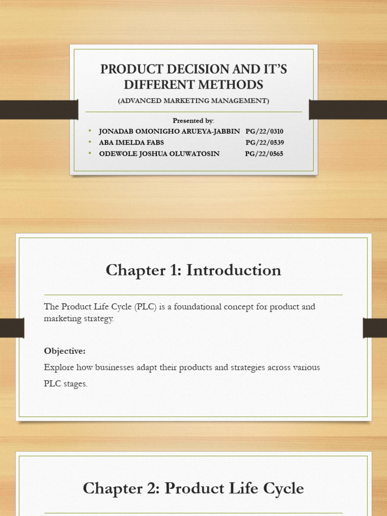 Presentation - Product Decision AGroup 2 | PDF | Marketing | Brand