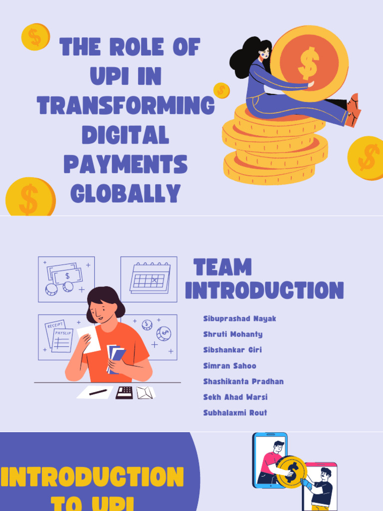 UPI: Transforming Global Payments | PDF | Services (Economics) | Money