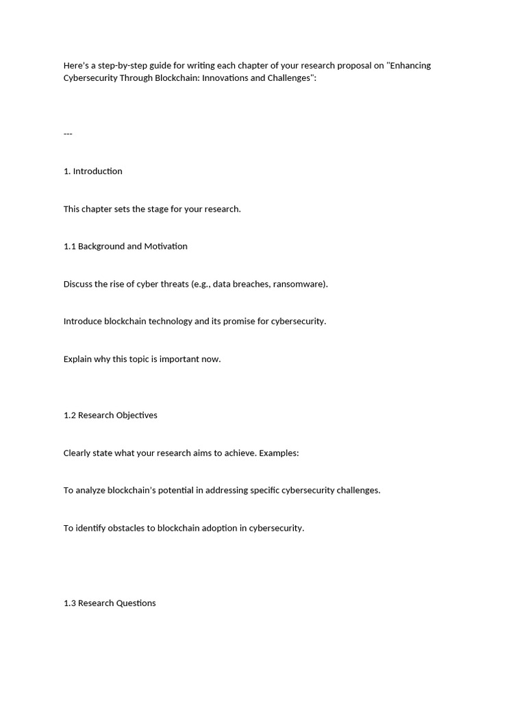 Step by Step On How To Write Your Research Proposal Mres | PDF ...