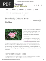 Quantum Healing Codes Guide | PDF | Anxiety Disorder | Respiratory Diseases