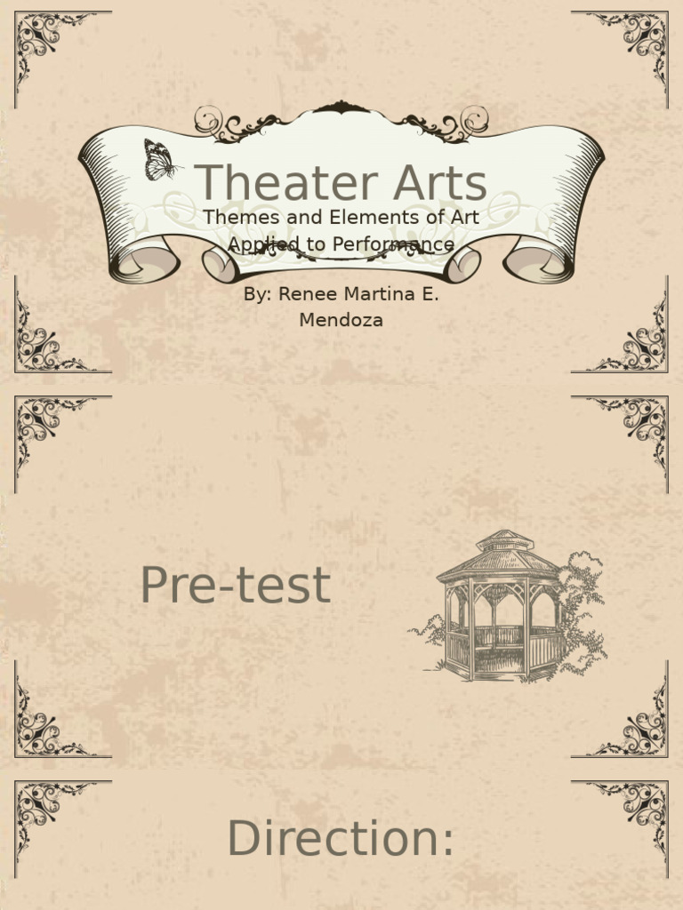 Arts 10 Module 1 | PDF | Play (Theatre) | Theatre