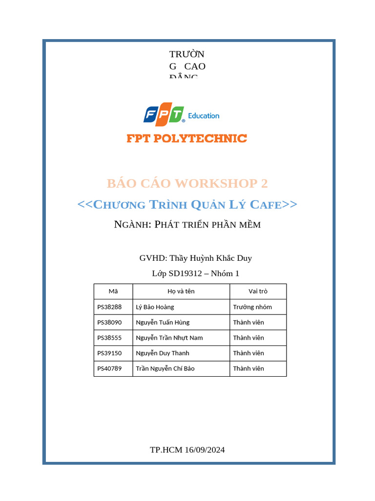 Bao_Cao_WorkShop2_Nhom1_PS38288_LyBaoHoang | PDF