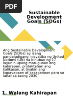 H 06 - Sustainable Development Goals TAGALOG | PDF
