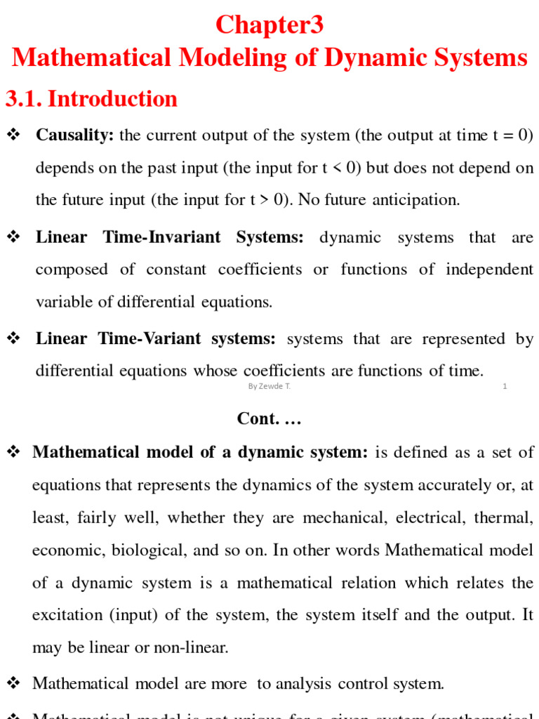 Dynamic Systems Mathematical Modeling | PDF | Friction | Mathematical Model
