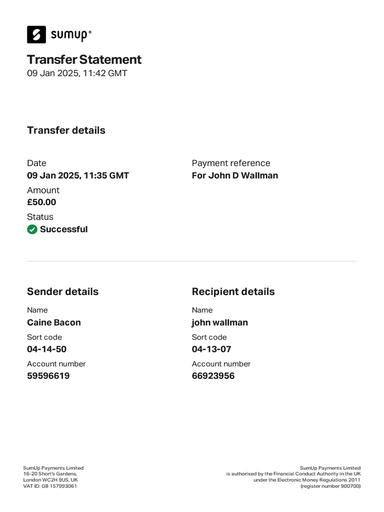 Transaction Statement | PDF