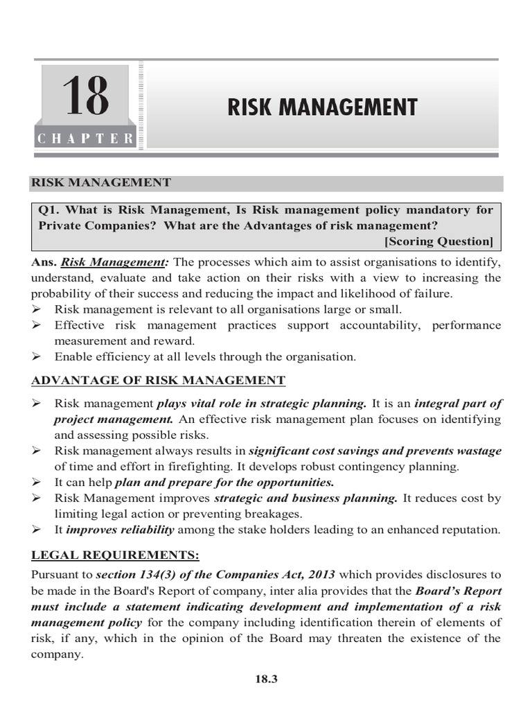 Sample | PDF | Risk | Risk Management