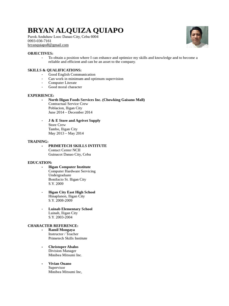 Bryan Resume Updated | PDF