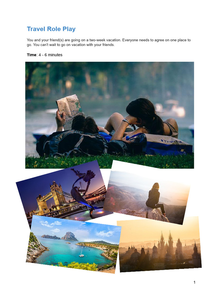 Role Play ESO 4 PAI - 3rd Term | PDF | Grammar | Fluency