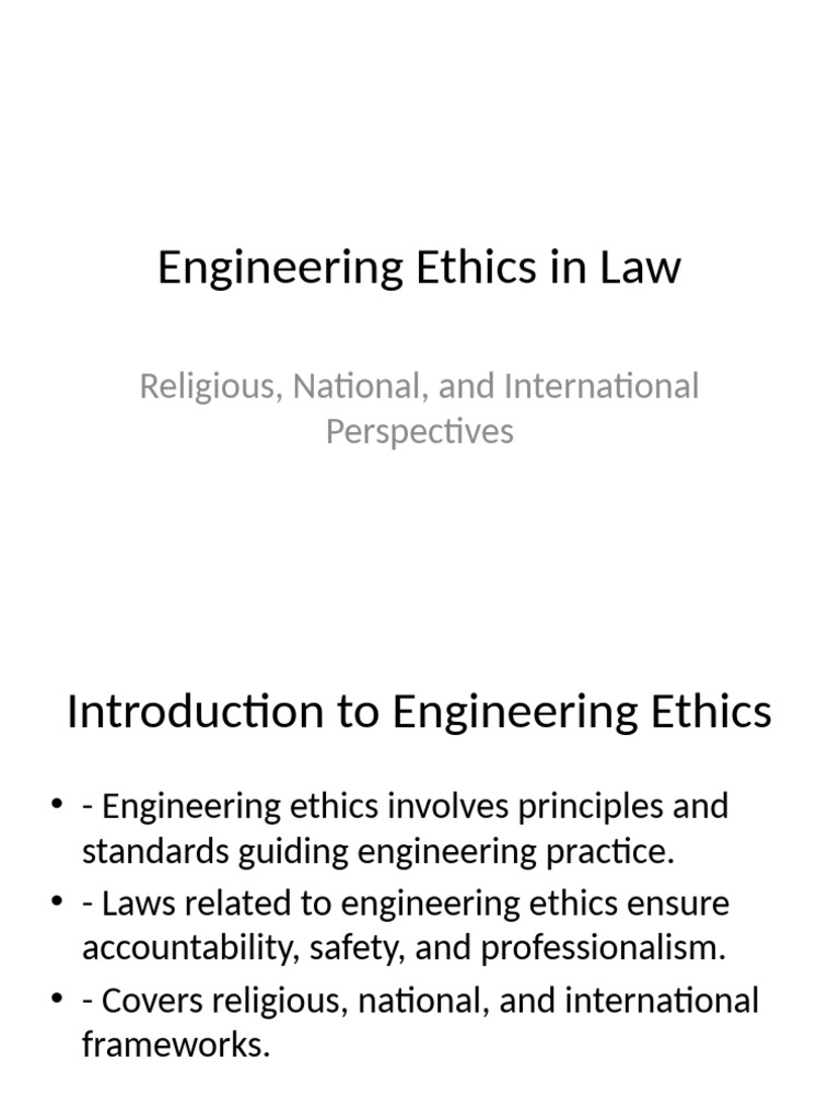 Engineering Ethics: Global Perspectives | PDF | Engineering | Integrity