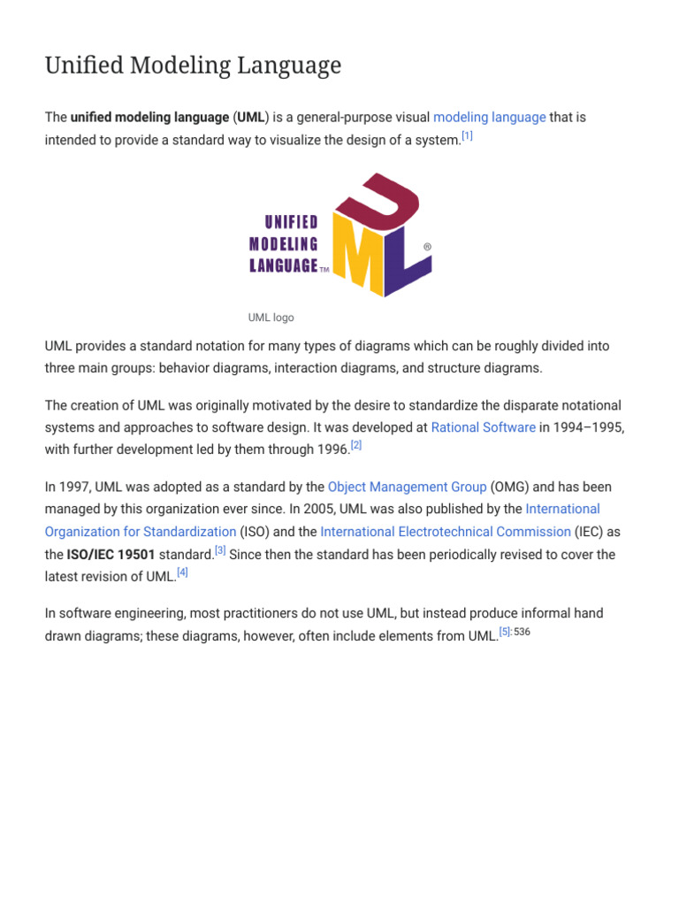 Unified Modeling Language Overview | PDF | Unified Modeling Language ...