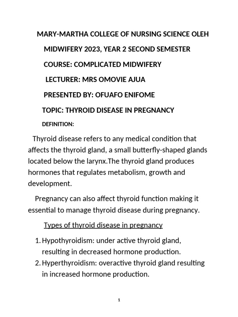 Mary-Martha Col | PDF | Thyroid Disease | Thyroid
