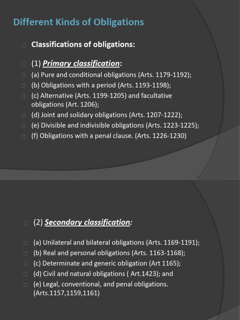4 - Pure and Conditional Obligations | PDF | Lease | Breach Of Contract