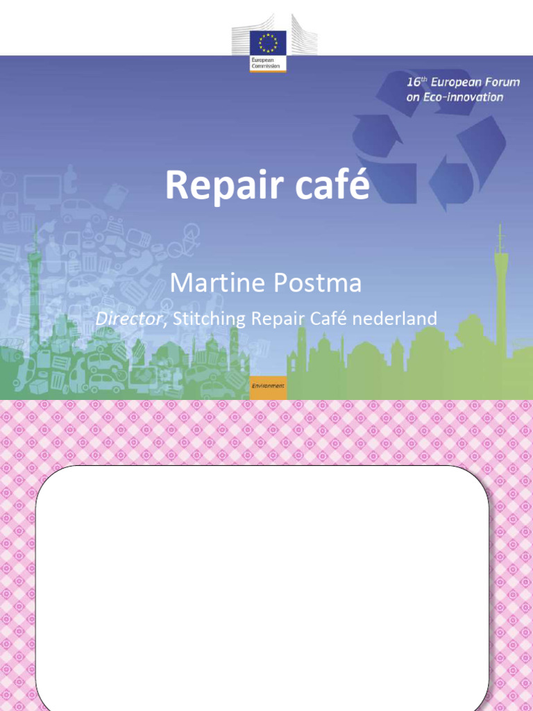 Repair Café: Reviving Broken Items | PDF