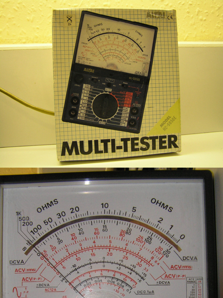 Altai Hc-5050e Analog Multimeter SM | PDF