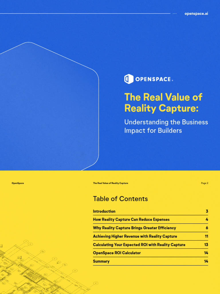 OpenSpace Whitepaper The Real Value of Reality Capture en | PDF | Return On Investment