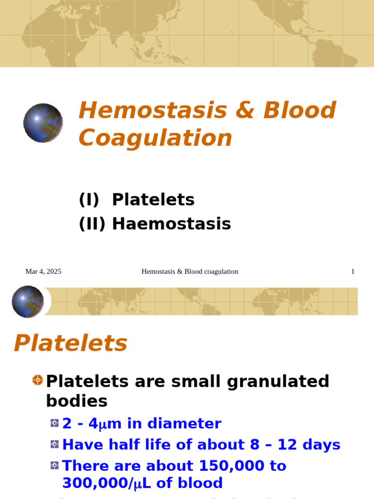 07.HOMEOSTASIS AND BLOOD COAGULATION | PDF | Coagulation | Platelet