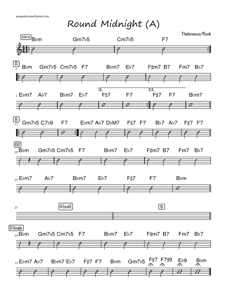 Round Midnight | PDF