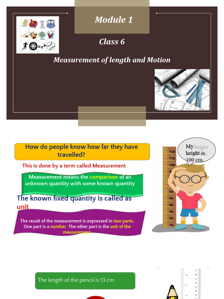 Measurement of Length and Motion | PDF | Measurement | International ...