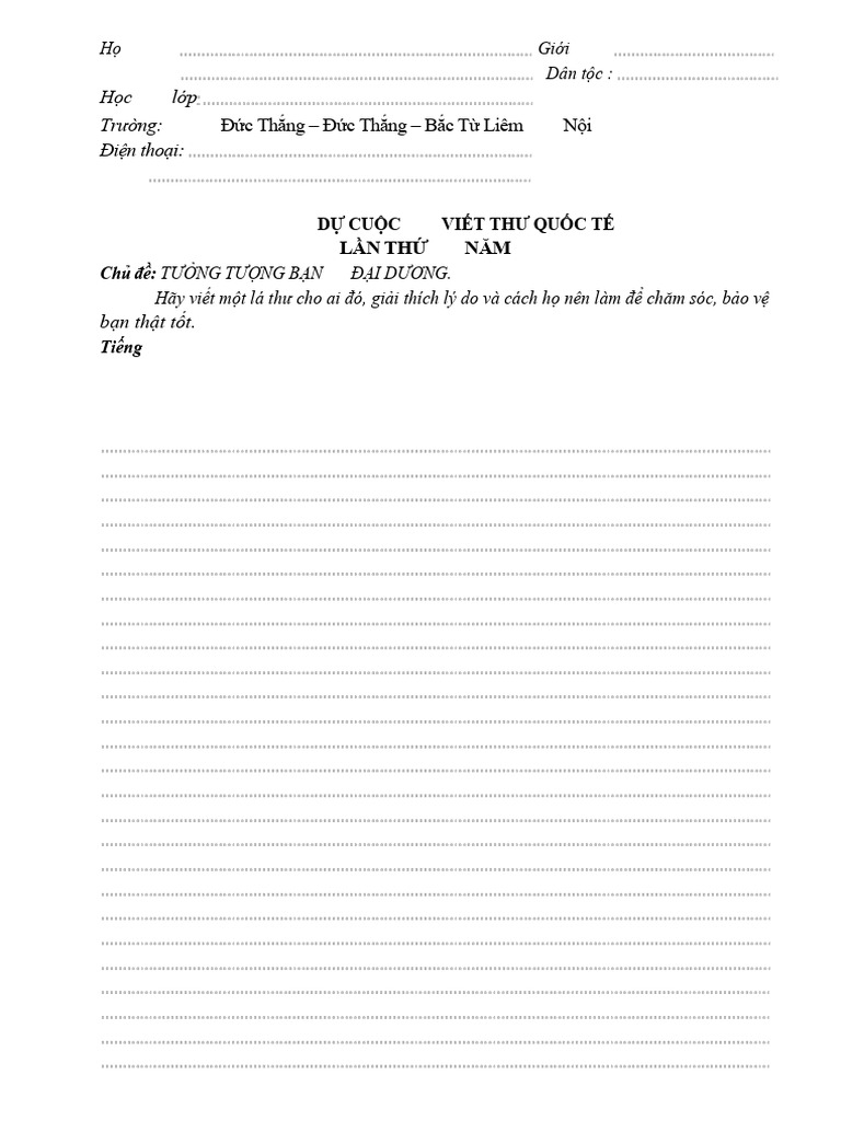 UPU - Mẫu giấy | PDF