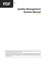 ISO-9001-2015-quality Manual-Template-Sample PDF | PDF | Competence (Human Resources) | Quality ...