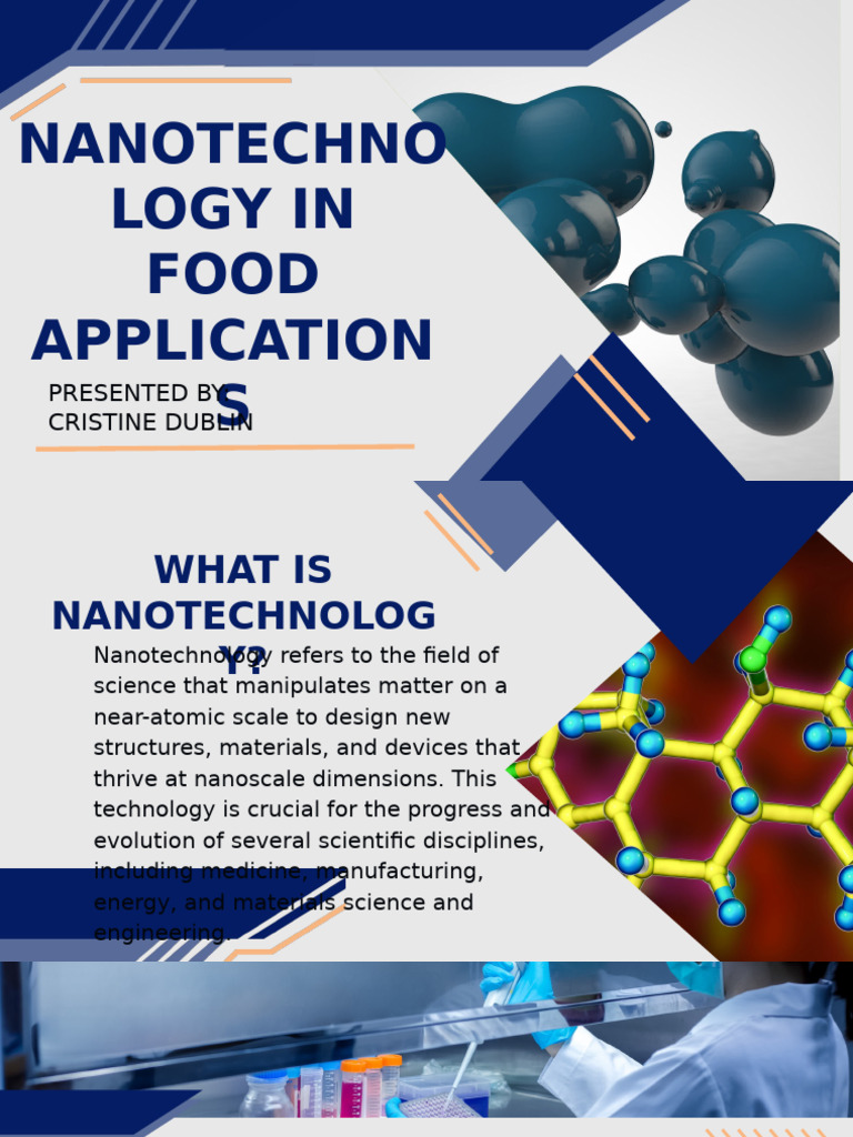 Nanotechnology in Food Applications | PDF | Nanotechnology | Food ...