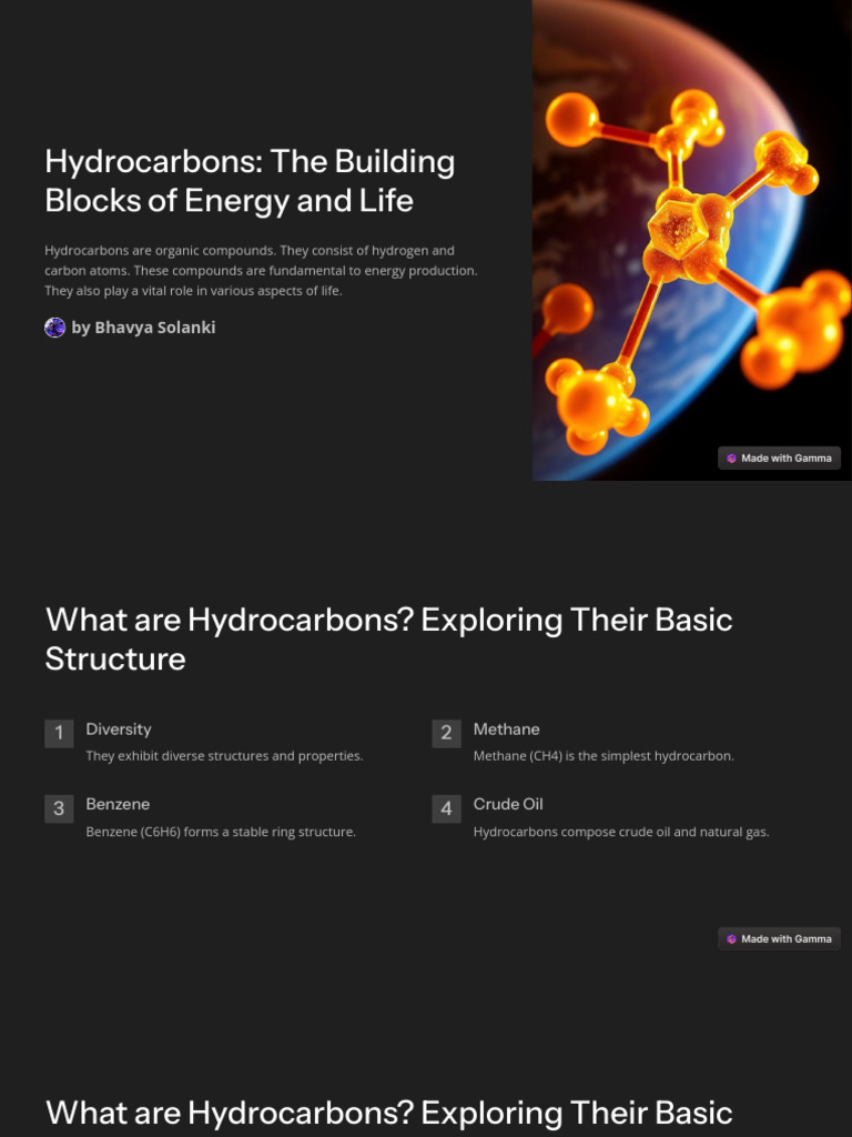 Understanding Hydrocarbons and Their Uses | PDF | Hydrocarbons | Alkane