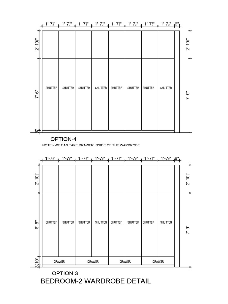 Bedroom-2 Wardrobe | PDF