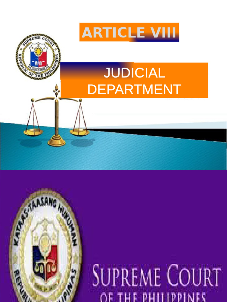 Overview of Judicial Power and Structure | PDF | Supreme Court Of The ...